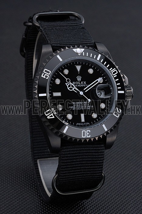 1:1 Rolex Submariner Black Nylon Strap 622006