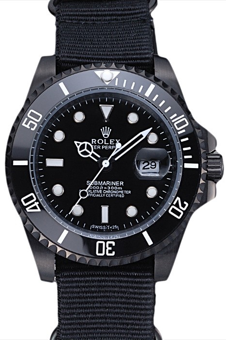 1:1 Rolex Submariner Black Nylon Strap 622006